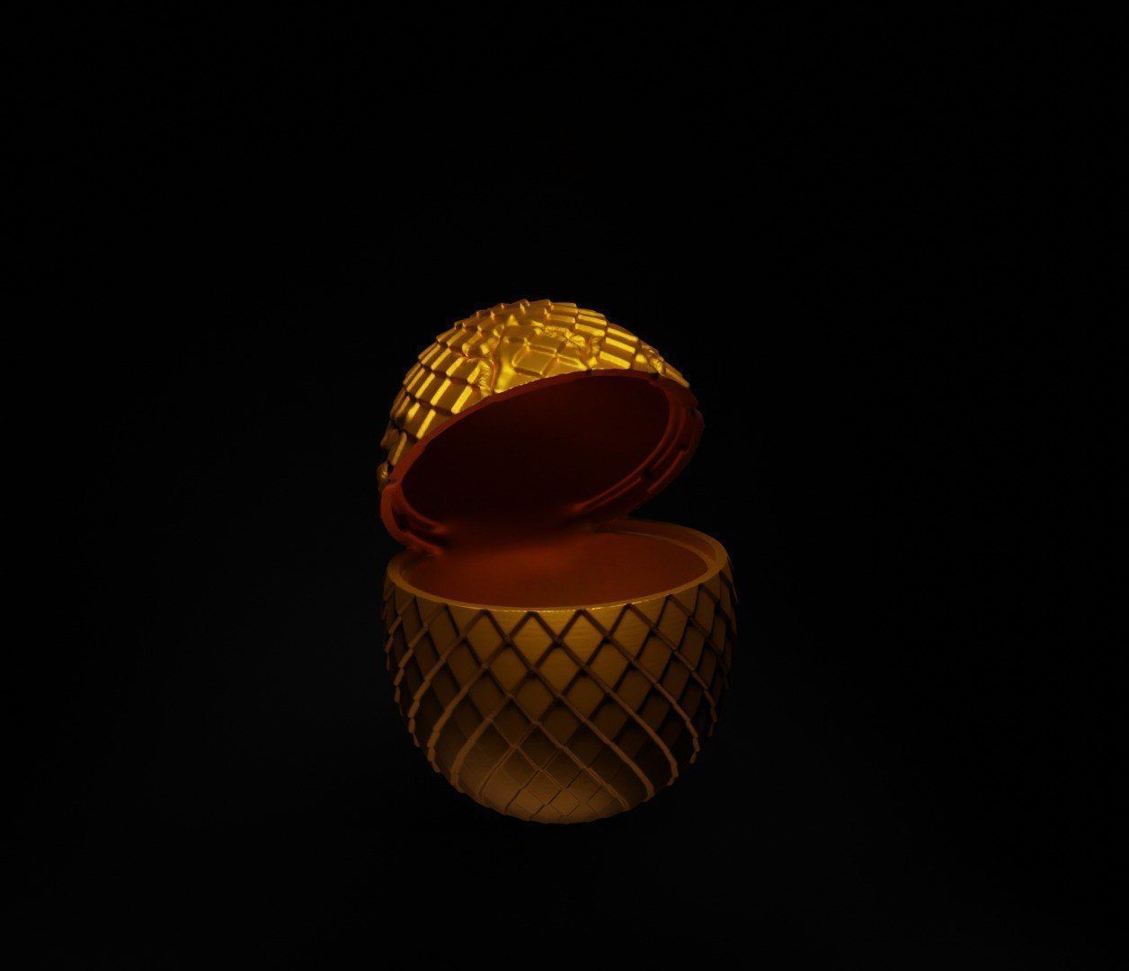 Dragon Egg Dice Box - DnD Dice Box 3D model 3D printable | CGTrader