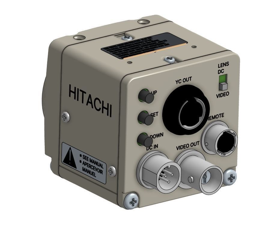 HITACHI KP-D20 3D model | CGTrader