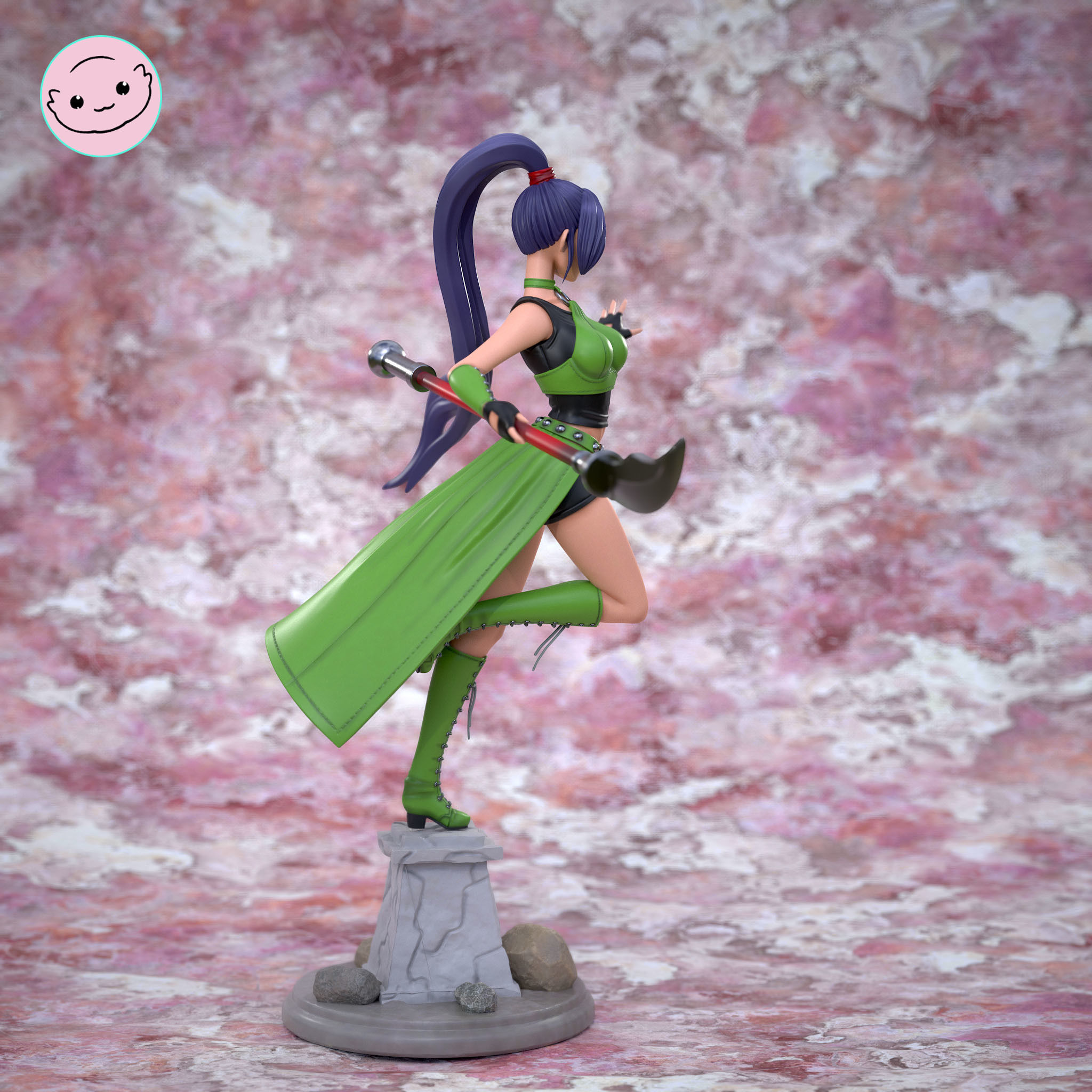 Jade Martina Dragon Quest Xi 3d Printable Sculpture 3d Model 3d Printable Cgtrader