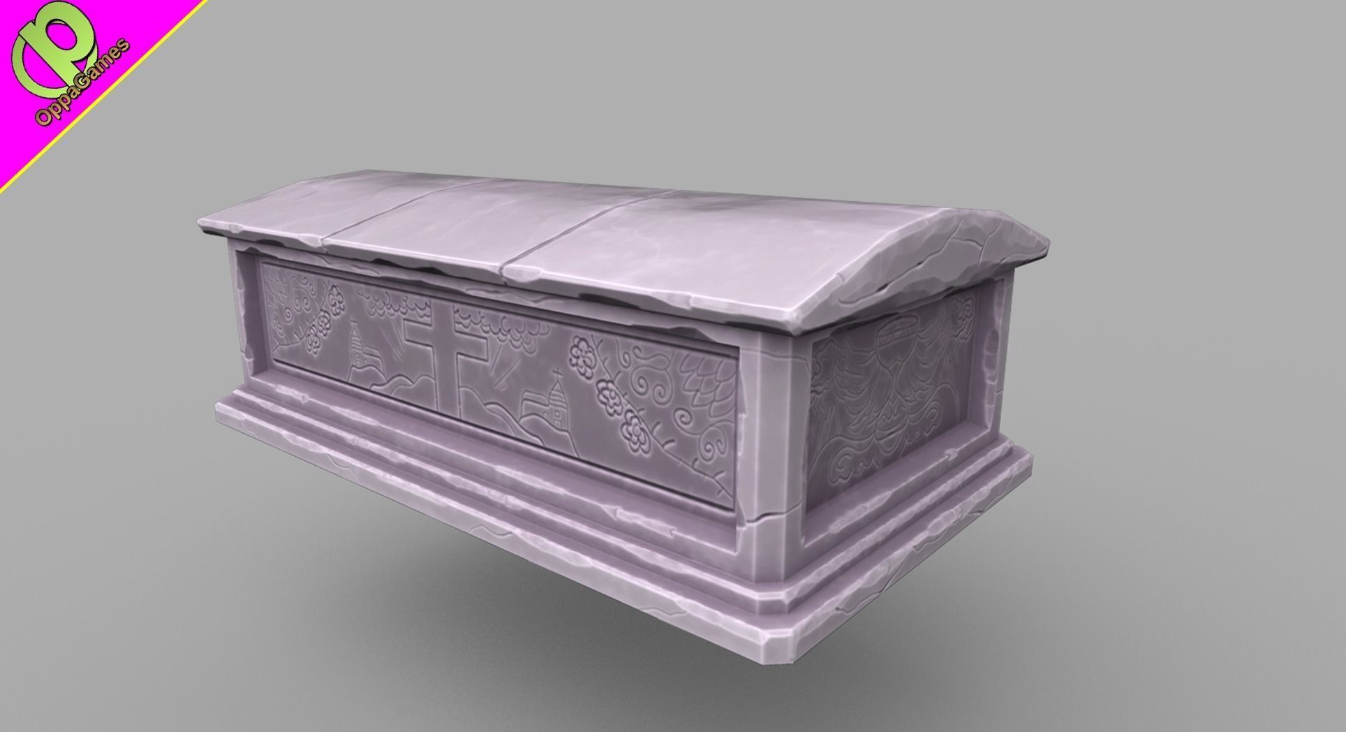 3D model Stylized Grave Pack VR / AR / low-poly | CGTrader