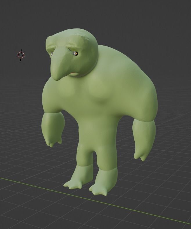 free troll model free 3D model rigged | CGTrader