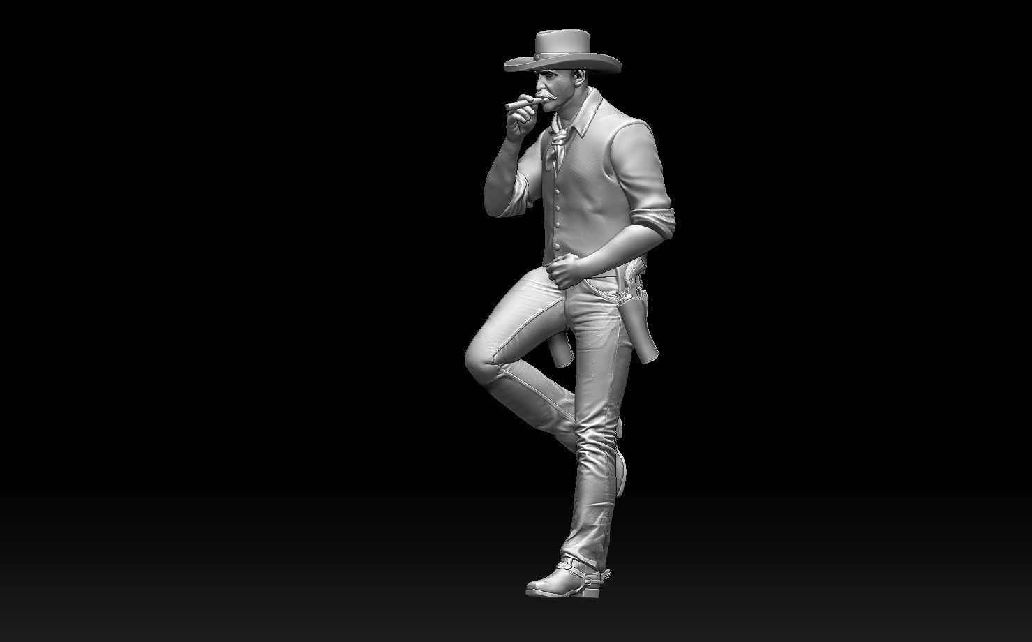 COWBOY 3D model 3D printable | CGTrader