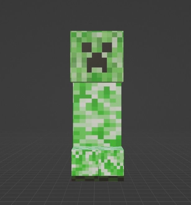 free creeper model free 3D model rigged | CGTrader