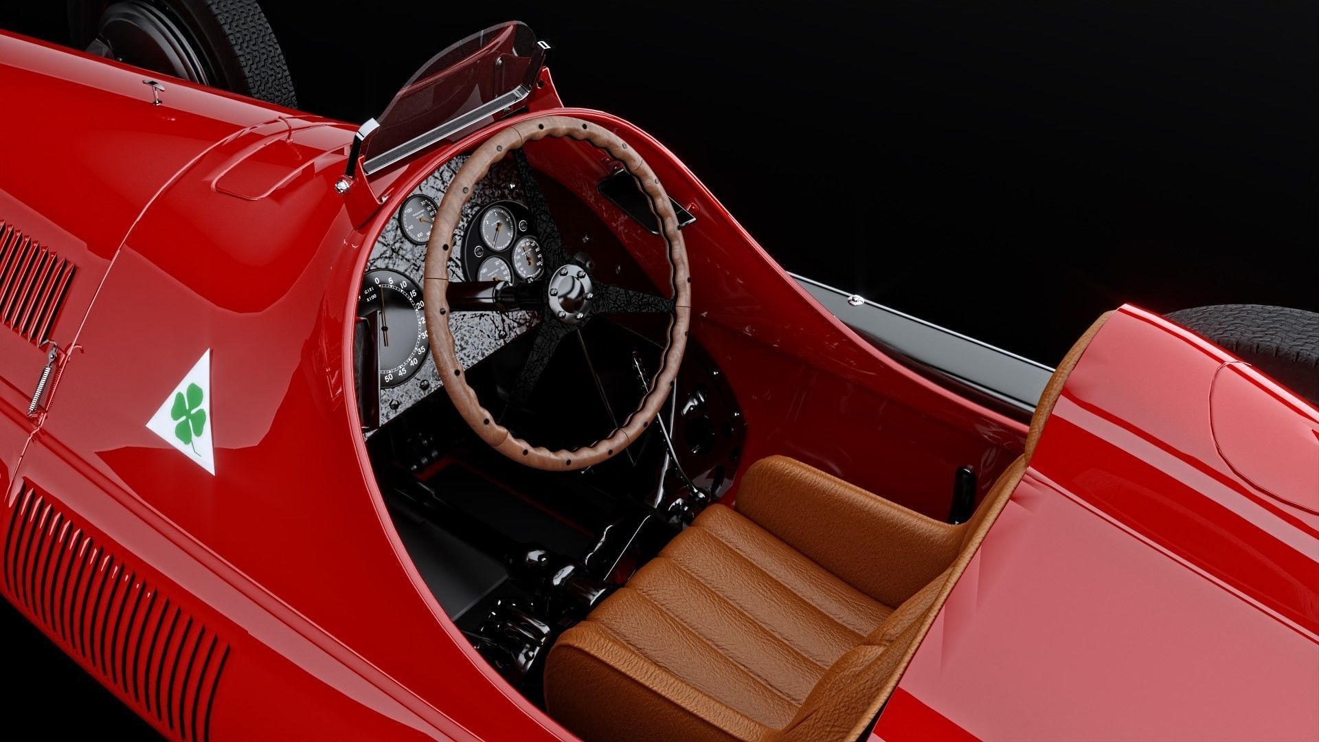 3D model alfa romeo 158 alfetta VR / AR / low-poly | CGTrader