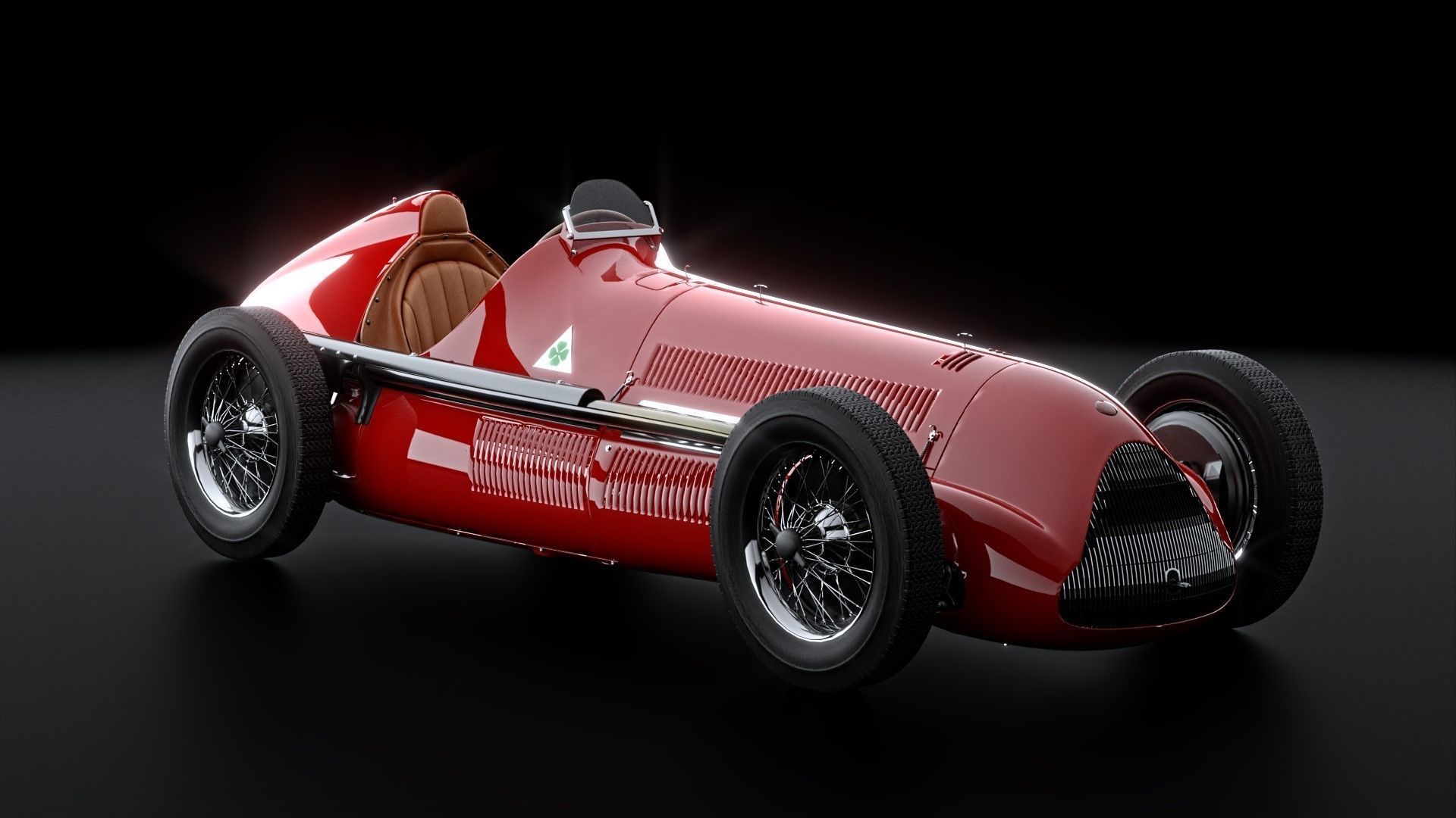 3D model alfa romeo 158 alfetta VR / AR / low-poly | CGTrader