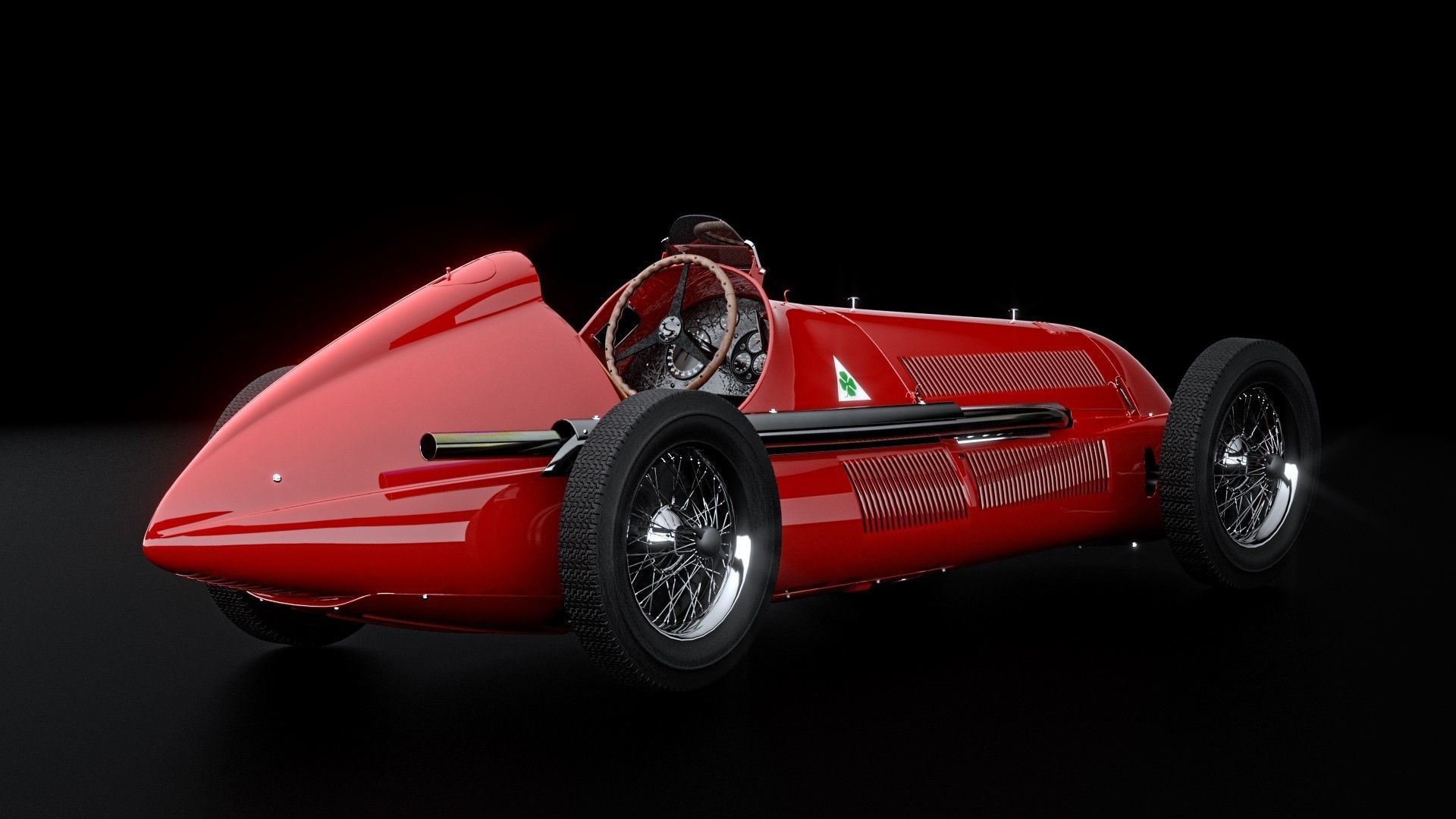 3D model alfa romeo 158 alfetta VR / AR / low-poly | CGTrader