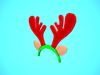 3D model REINDEER ANTLERS CHRISTMAS CARTOON STYLIZED VR / AR / low-poly ...