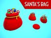 3D model SANTAS BAG CHRISTMAS CARTOON STYLIZED VR / AR / low-poly ...