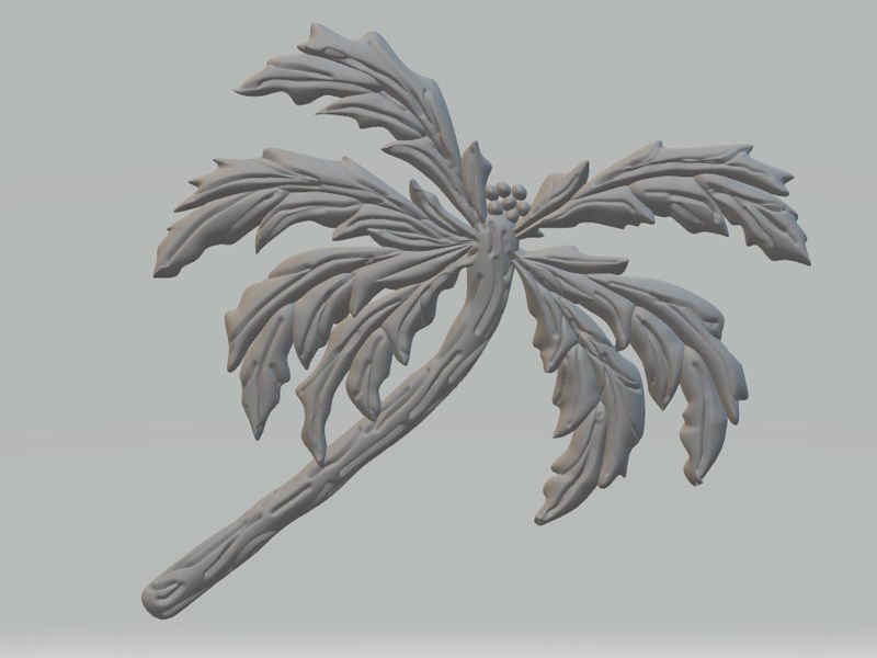 Coconut Tree Low-poly 3D model 3D model | CGTrader