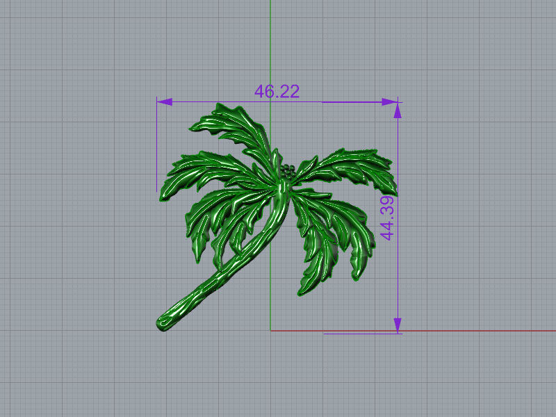 Coconut Tree Low-poly 3D model 3D model | CGTrader