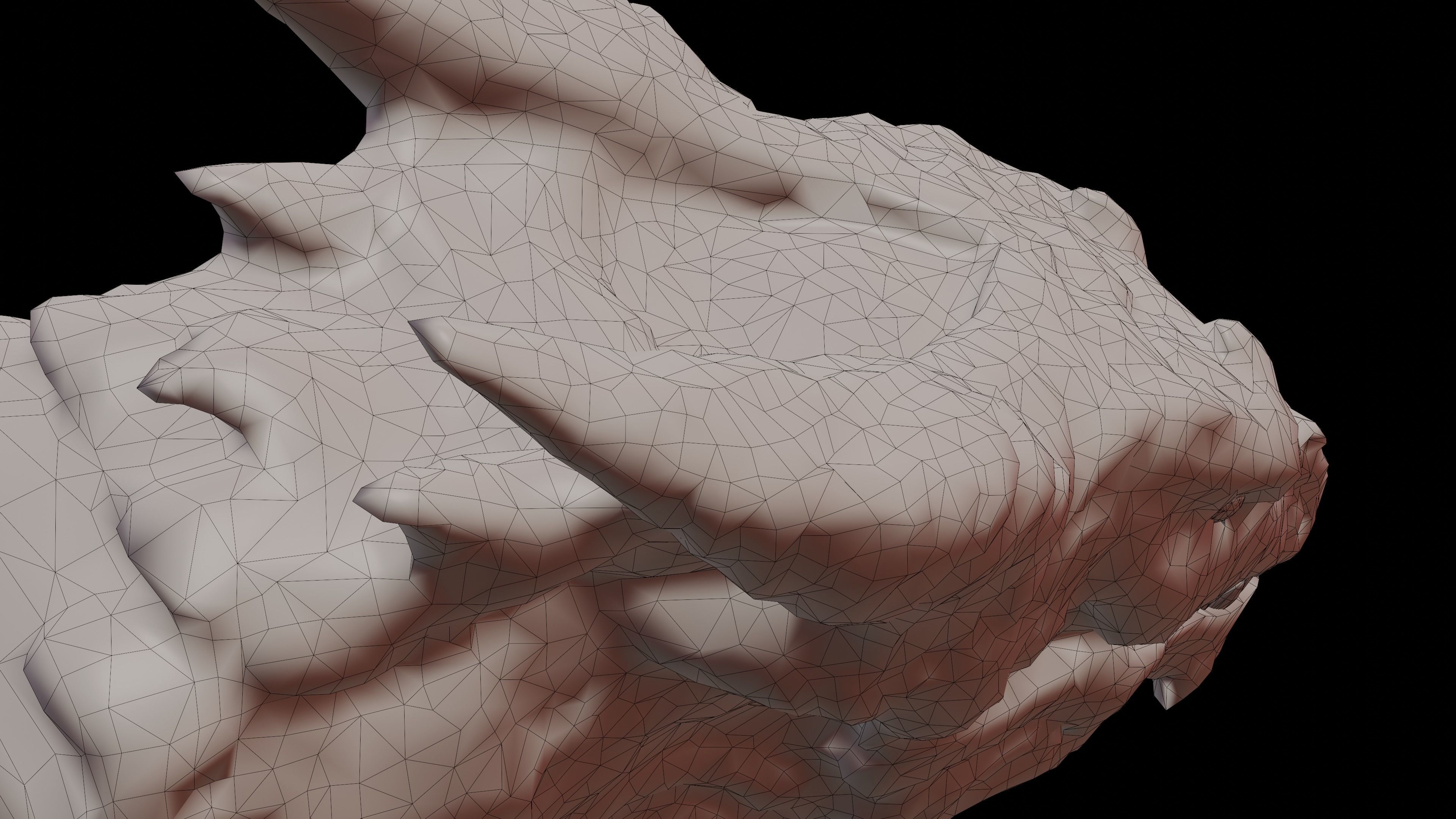 Red Dragon Head free VR / AR / low-poly 3D model | CGTrader