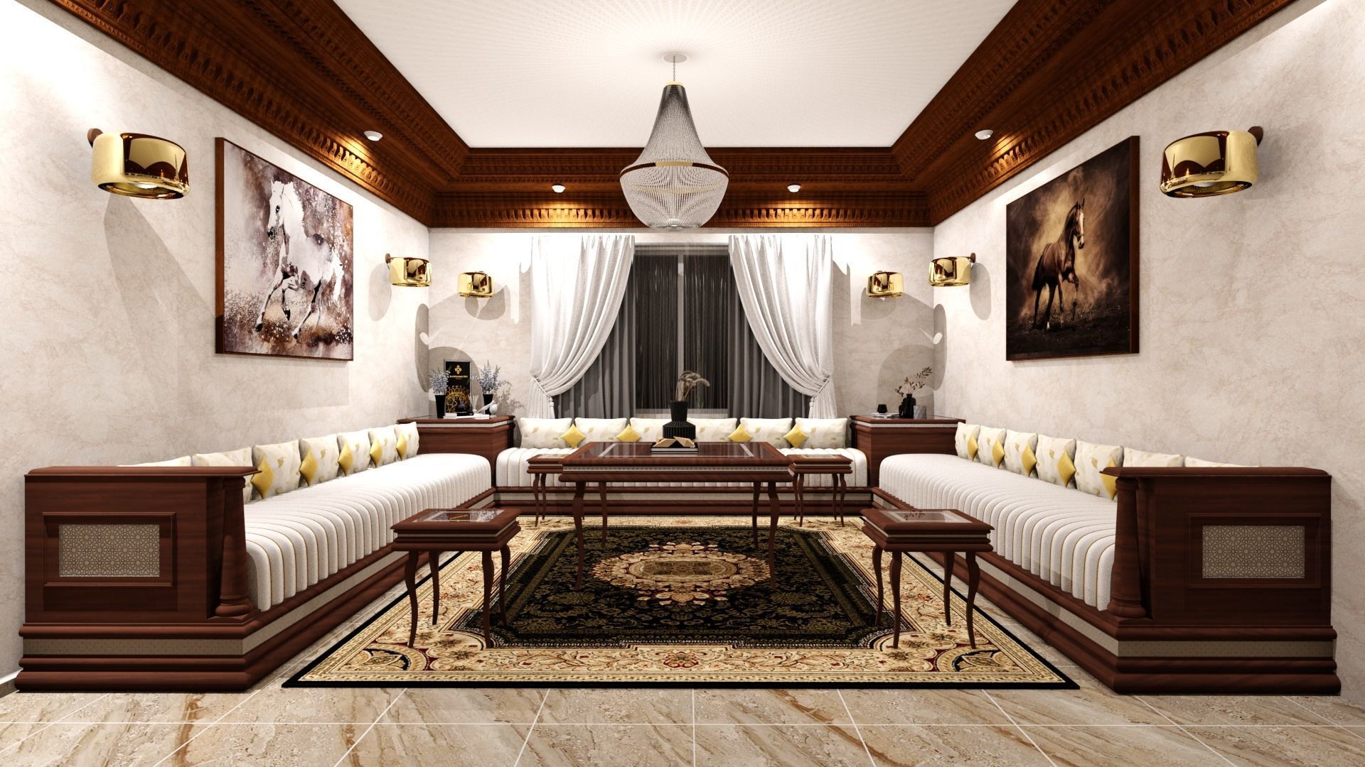 Arabic living room 3d model 3D model 3D printable | CGTrader