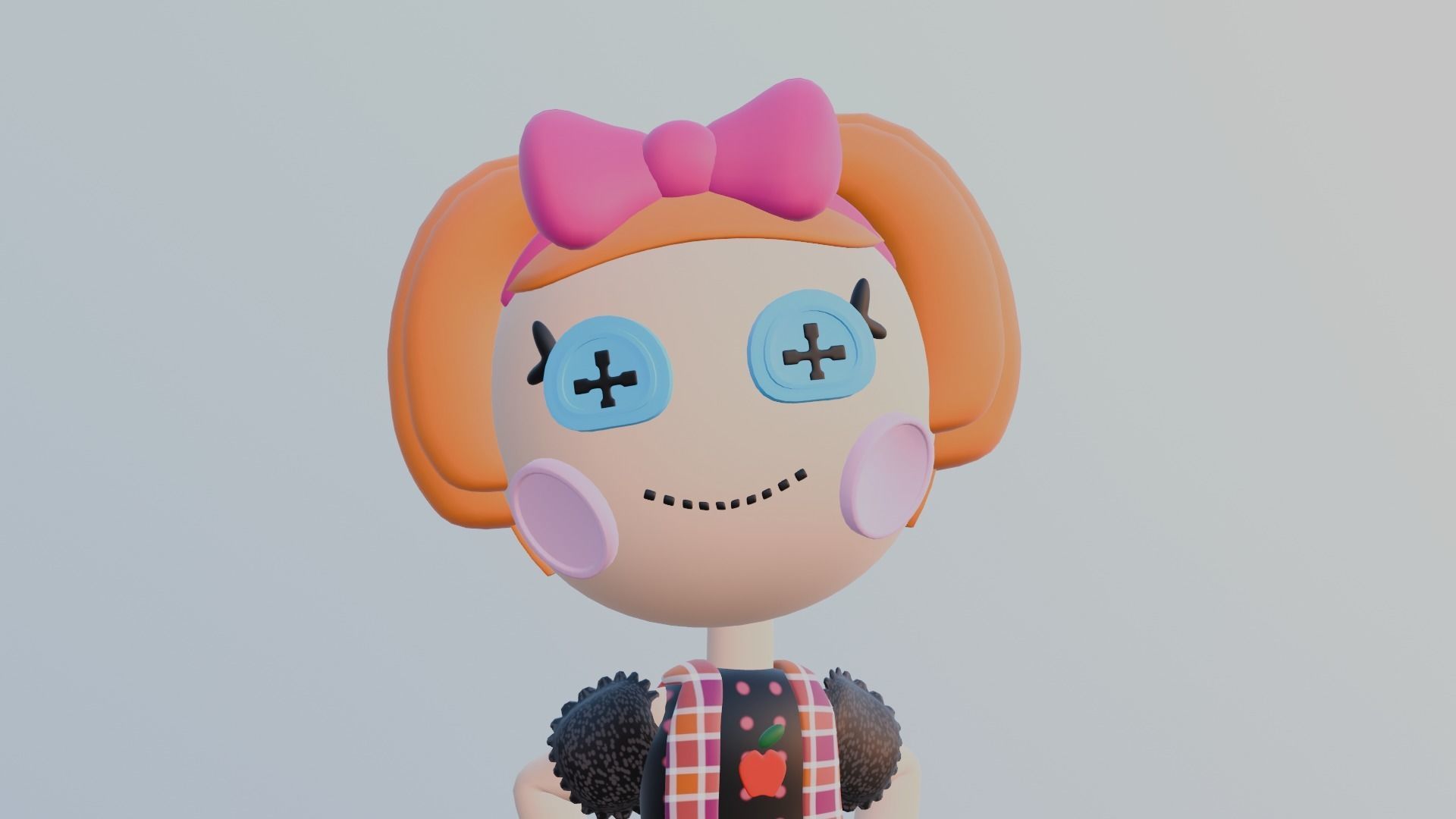 Lalaloopsy Bea Spells A Lot free 3D model rigged | CGTrader