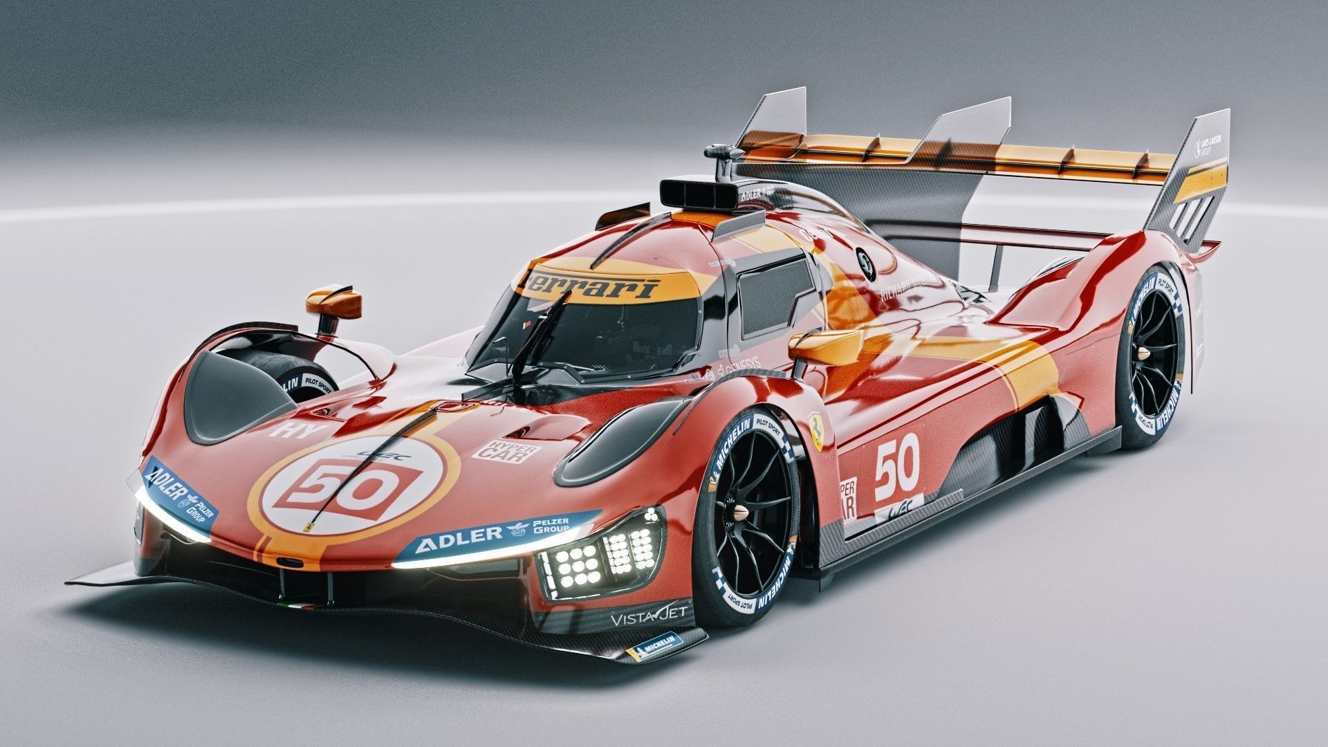 3D model ferrari 499p le mans hypercar VR / AR / low-poly | CGTrader