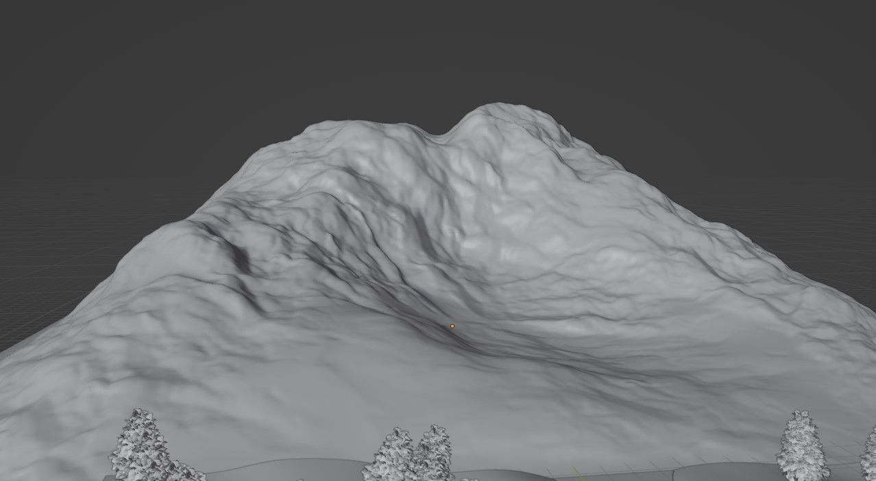 natural landscape scene 3D model | CGTrader