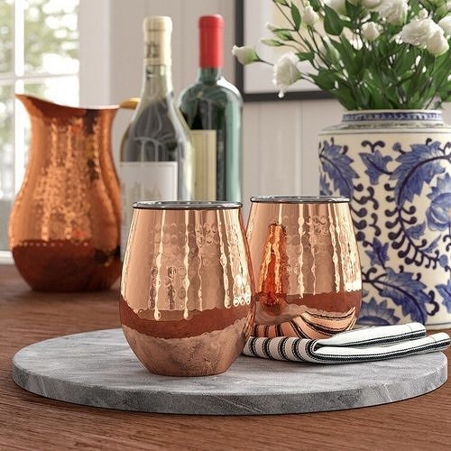 Sahguru Stainless Steel Wine Glass Glassware 3D model | CGTrader