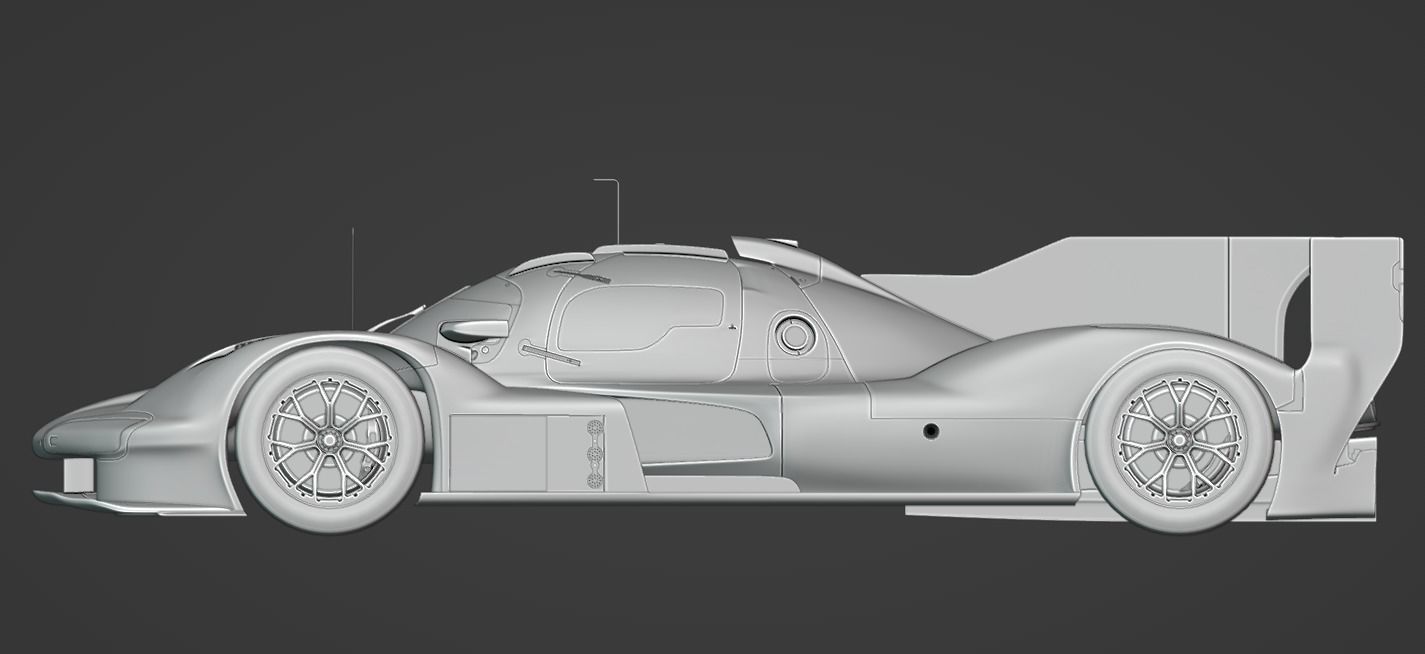3D model porsche 963 le mans hypercar VR / AR / low-poly | CGTrader