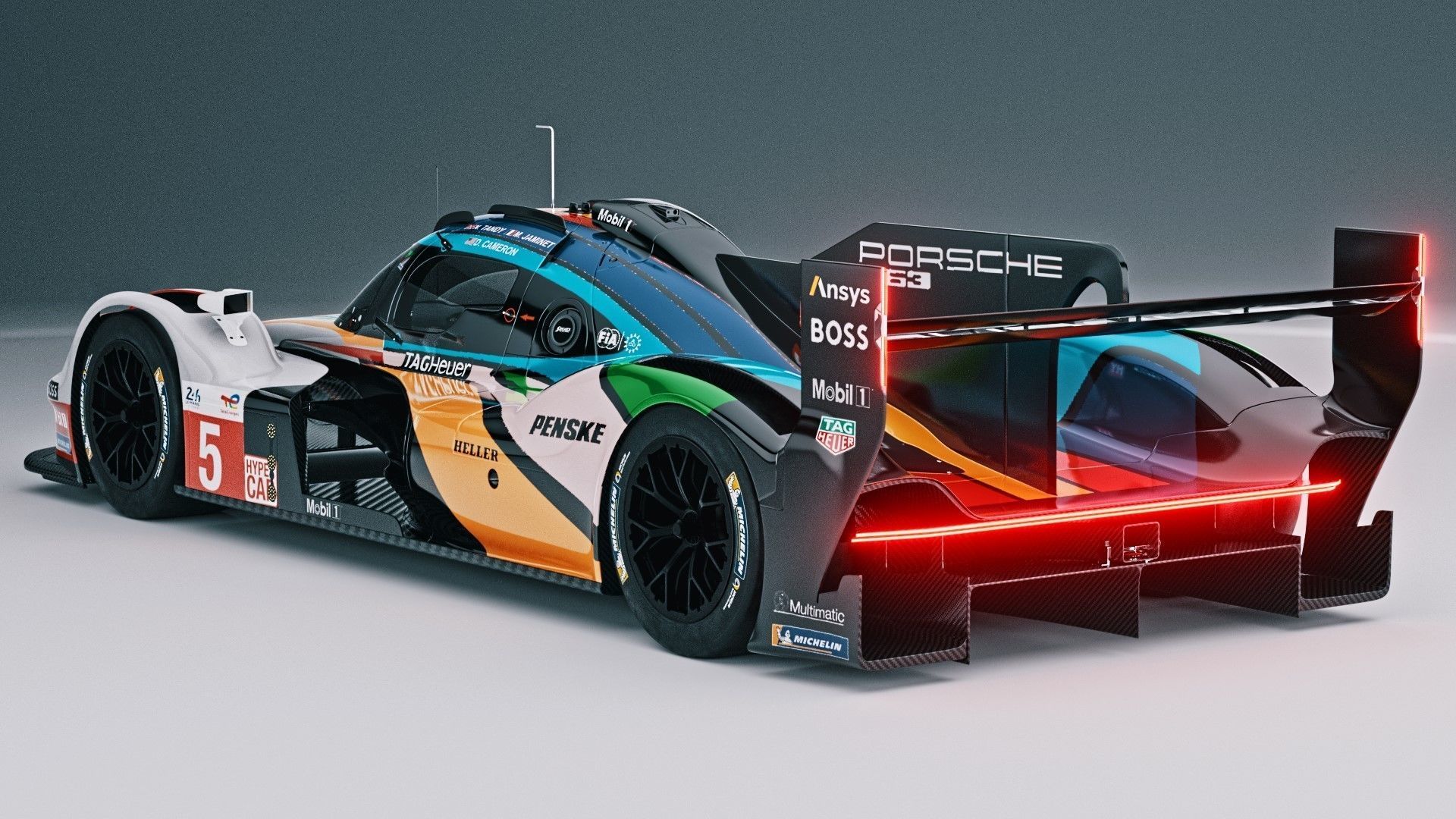 3D model porsche 963 le mans hypercar VR / AR / low-poly | CGTrader