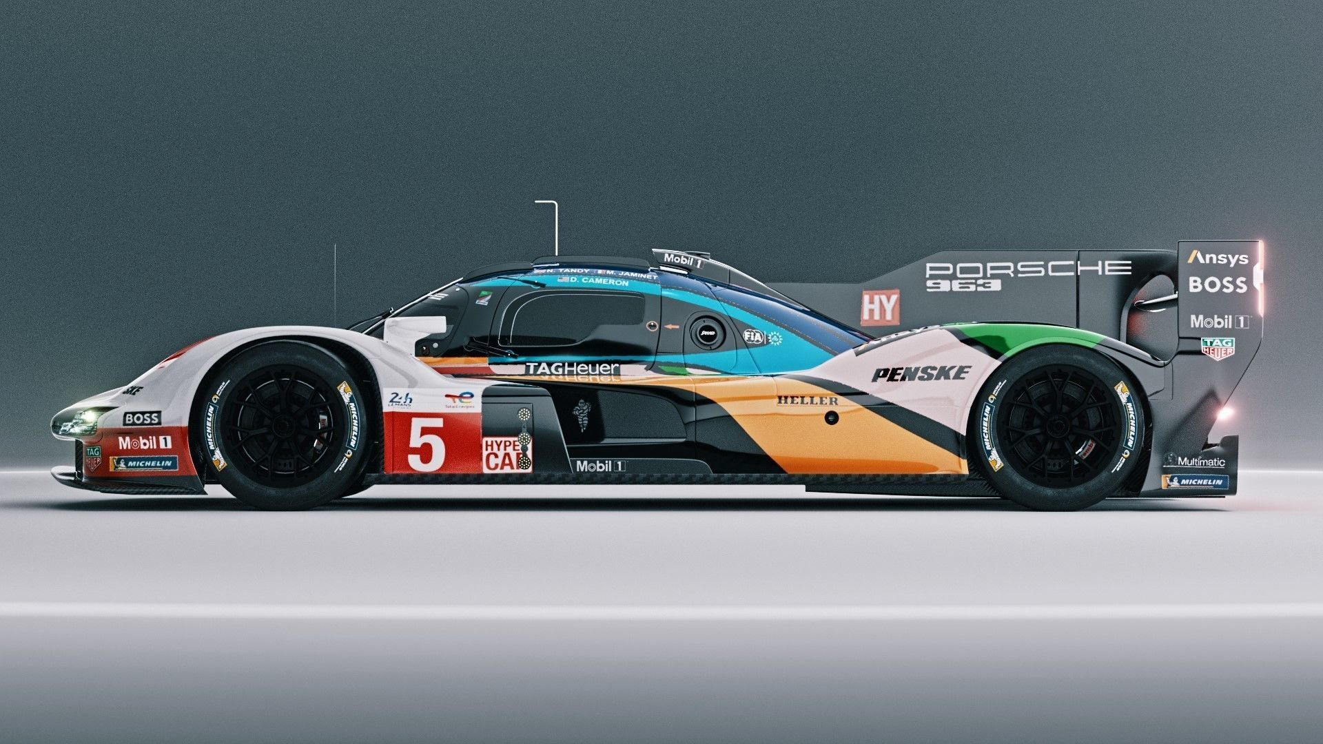 3D model porsche 963 le mans hypercar VR / AR / low-poly | CGTrader