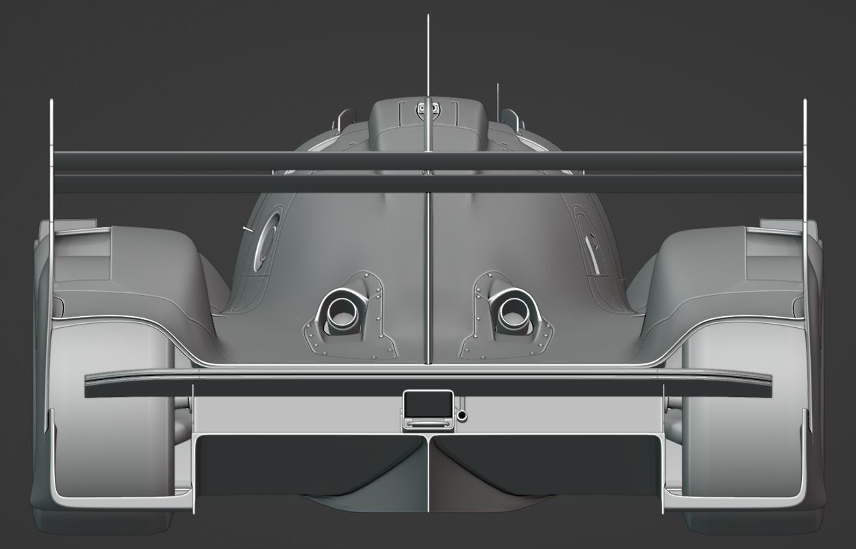 3D model porsche 963 le mans hypercar VR / AR / low-poly | CGTrader