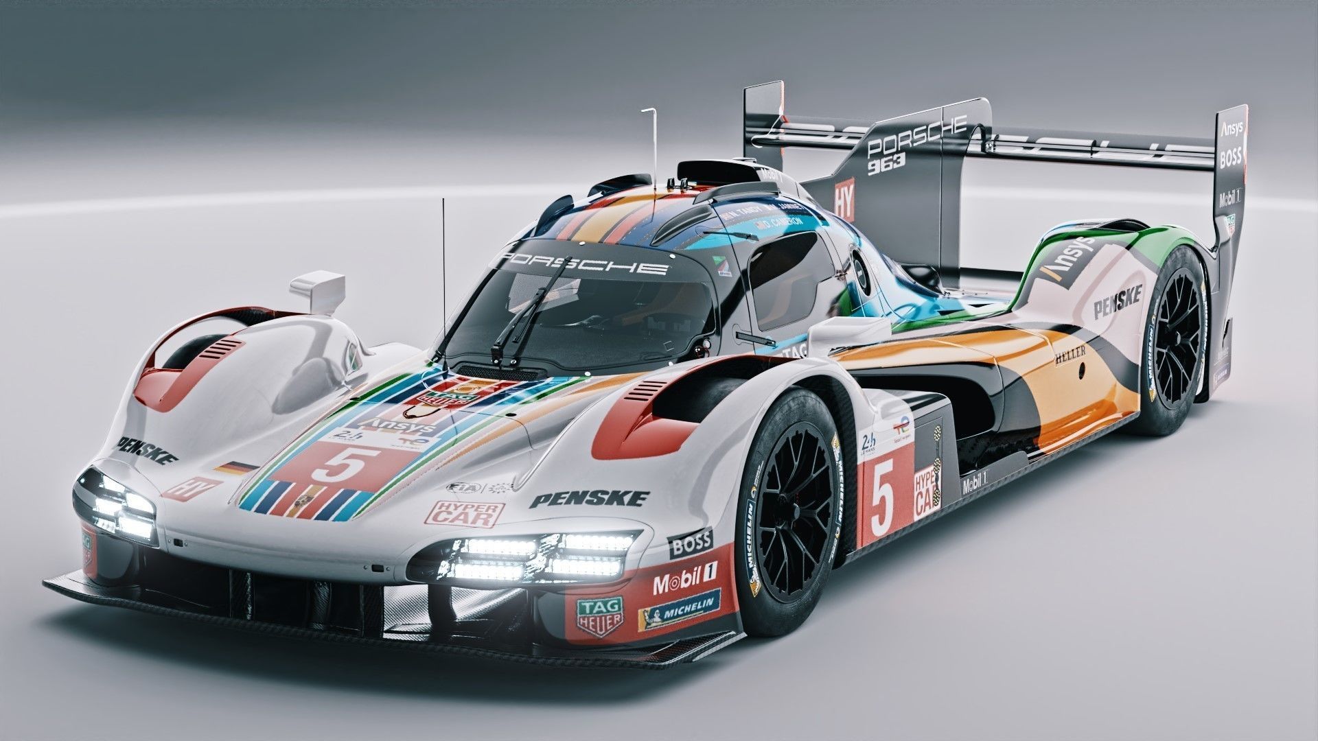 3D model porsche 963 le mans hypercar VR / AR / low-poly | CGTrader