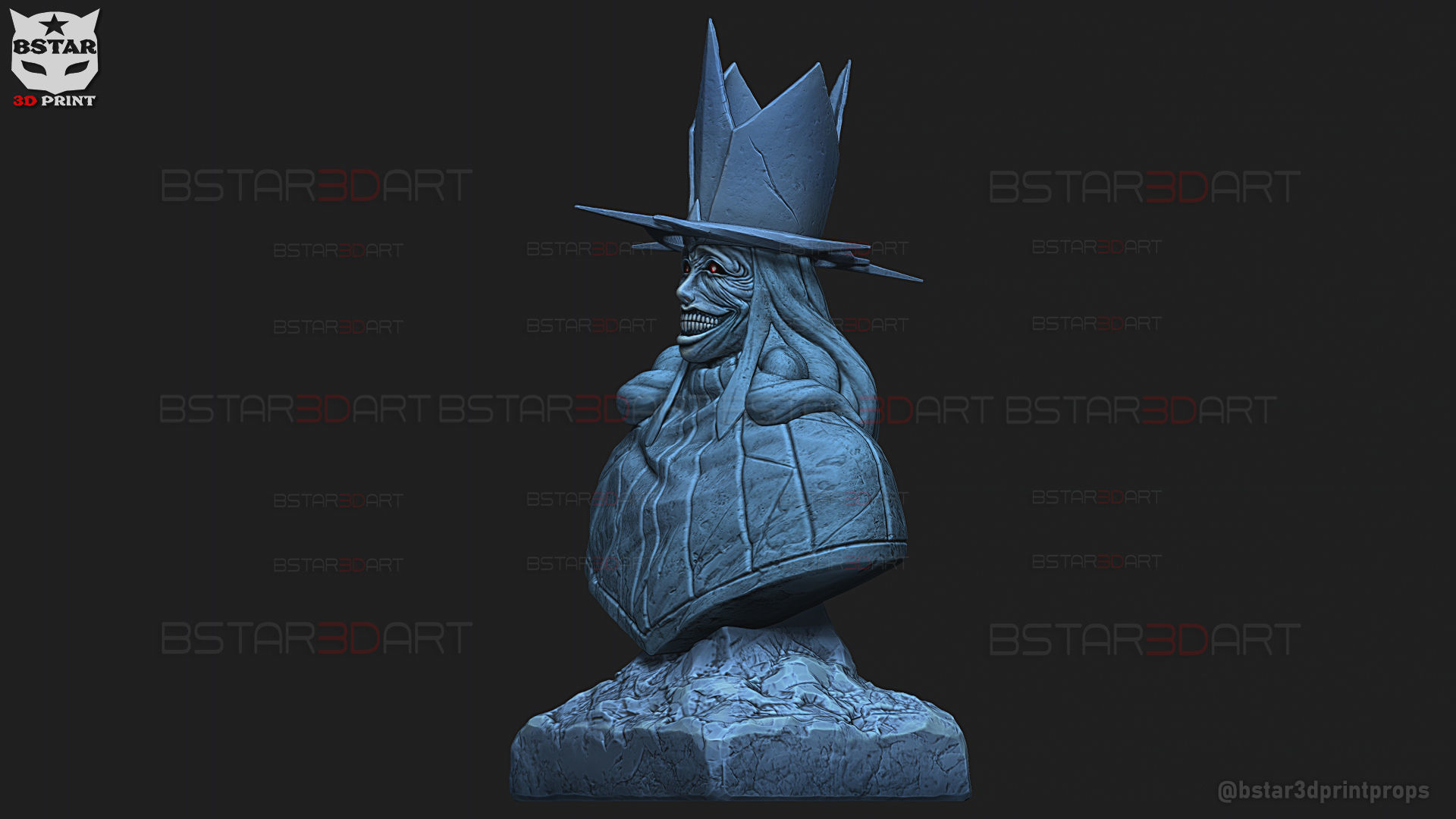 Statue of God - Solo Leveling Bust 3D model 3D printable | CGTrader