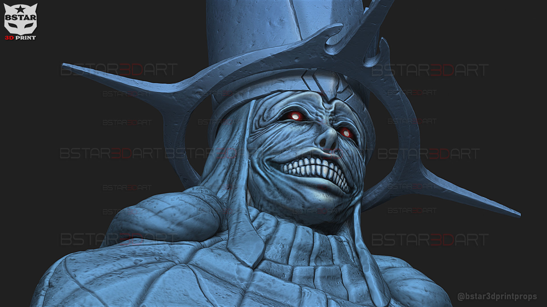 Statue of God - Solo Leveling Bust 3D model 3D printable | CGTrader