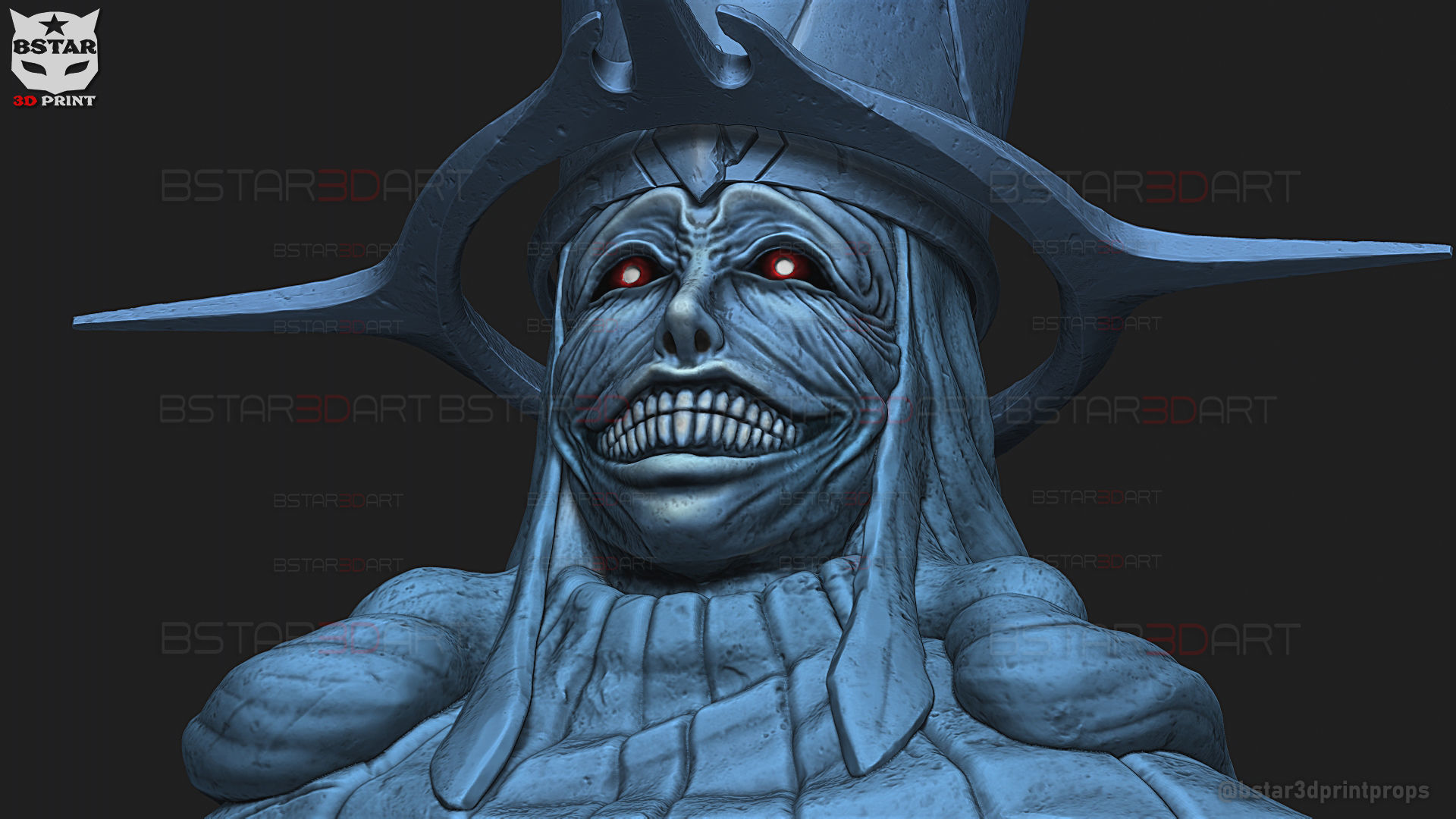 Statue of God - Solo Leveling Bust 3D model 3D printable | CGTrader