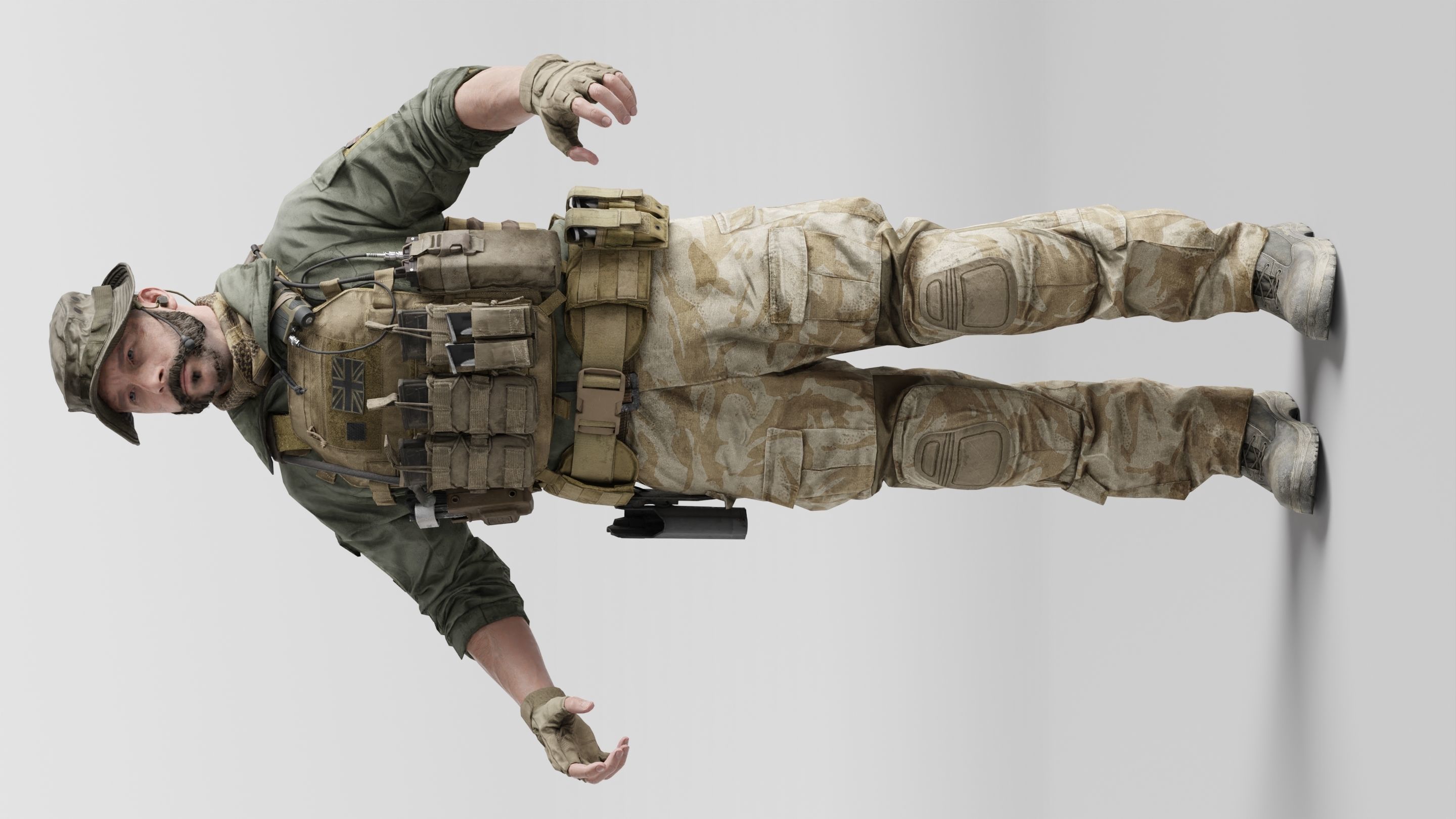 CAPTAIN PRICE from Call Of Duty RIGGED 3D model rigged | CGTrader