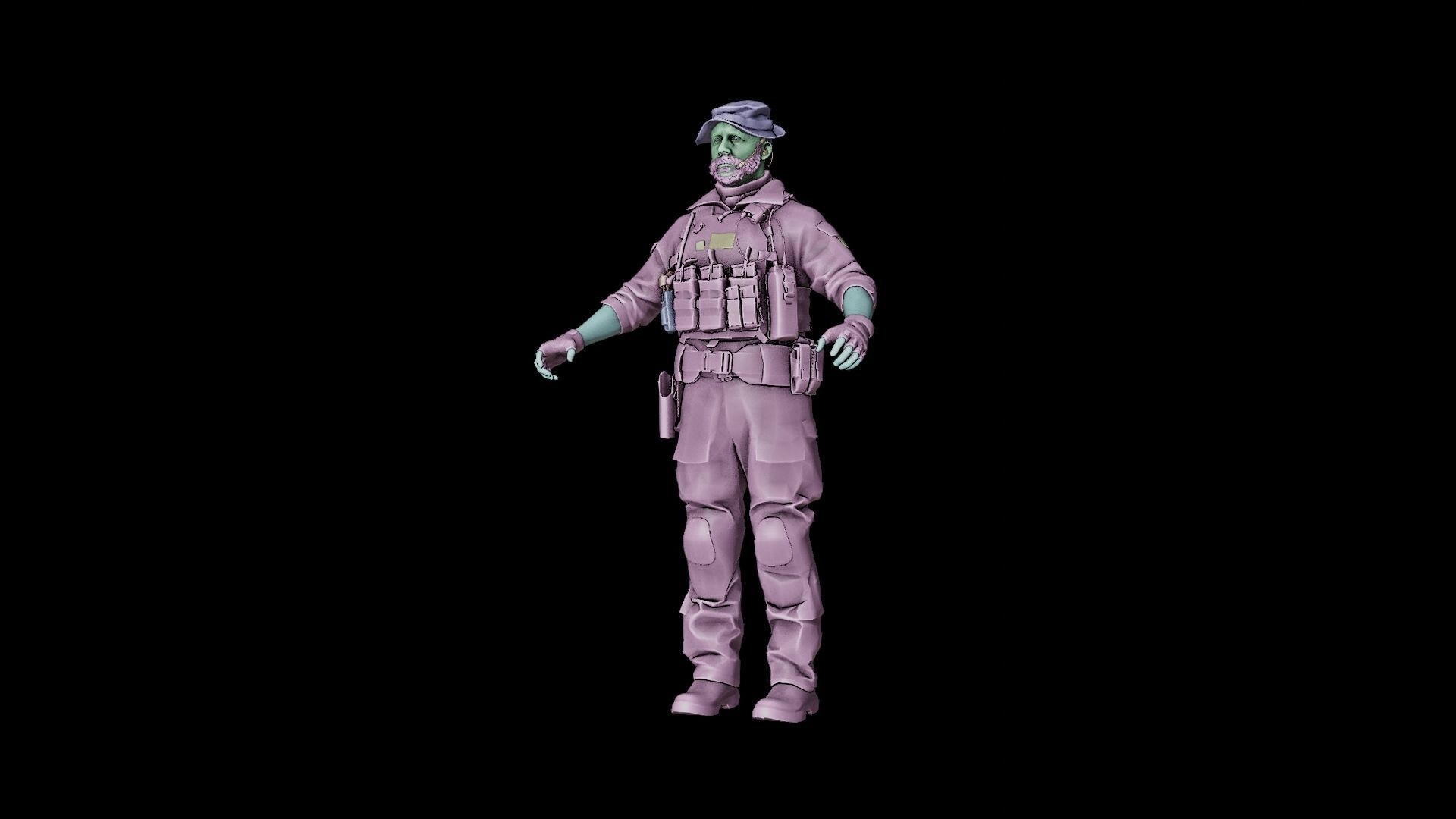 CAPTAIN PRICE from Call Of Duty RIGGED 3D model rigged | CGTrader