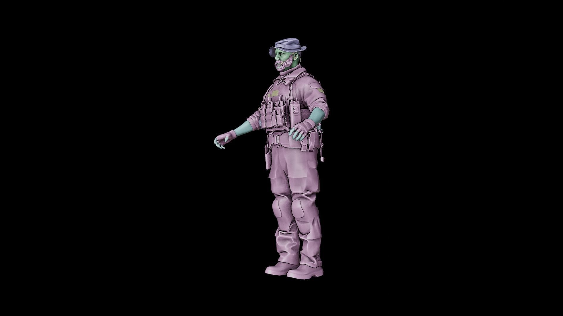 CAPTAIN PRICE from Call Of Duty RIGGED 3D model rigged | CGTrader