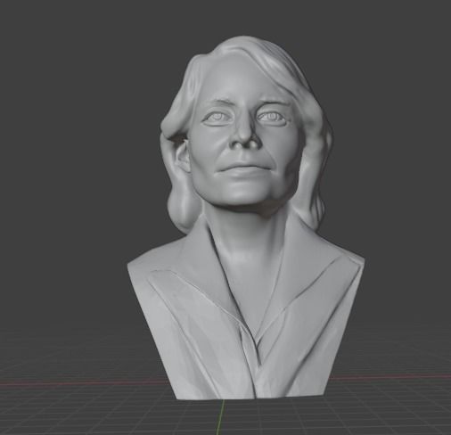 Jodie Foster 3D model 3D printable | CGTrader