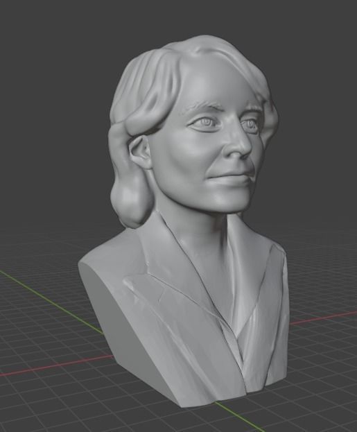 Jodie Foster 3D model 3D printable | CGTrader