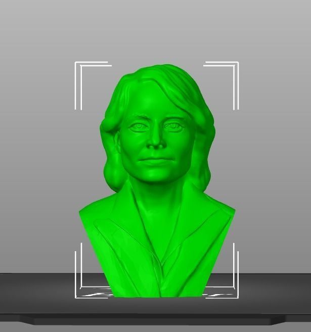 Jodie Foster 3D model 3D printable | CGTrader