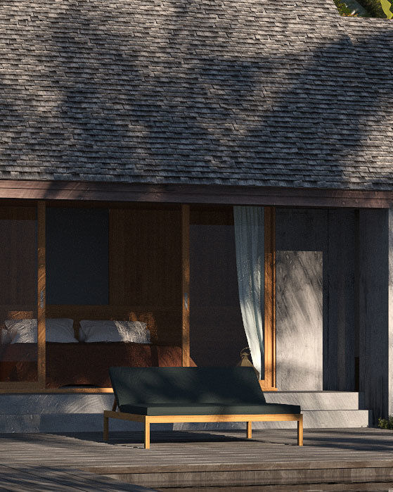 Exterior Scene of Balinese Villa 3D model | CGTrader