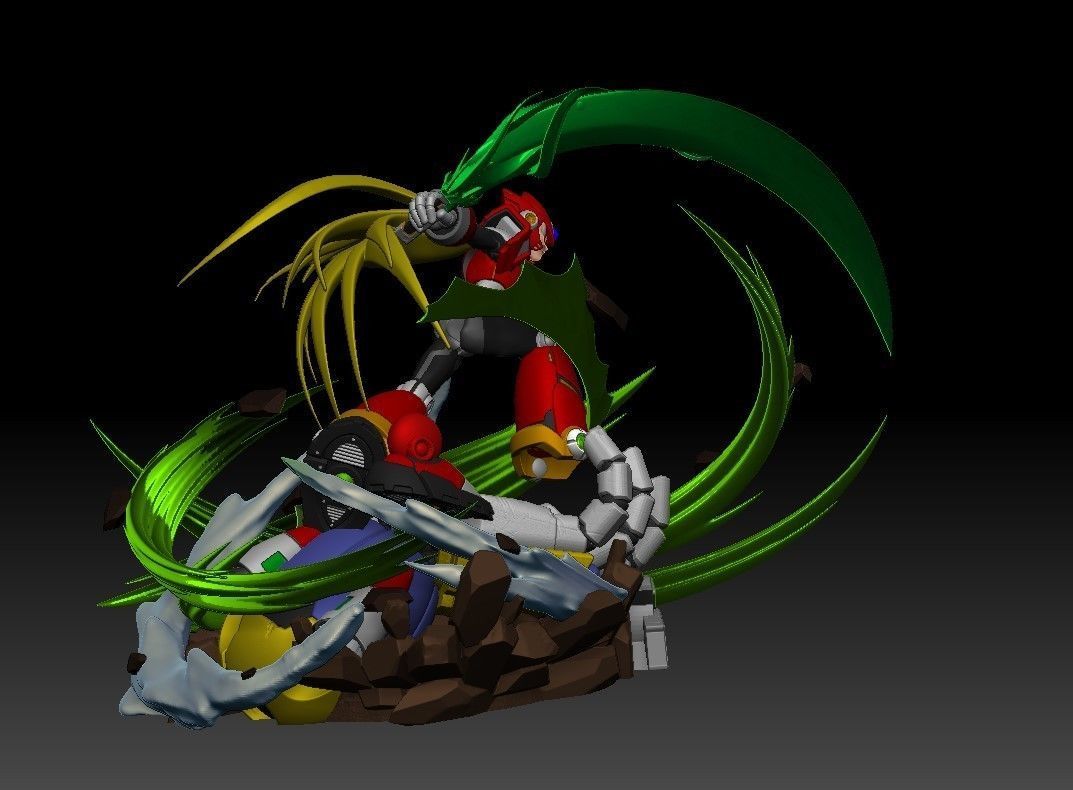 Megaman X Zero 3D model 3D printable | CGTrader