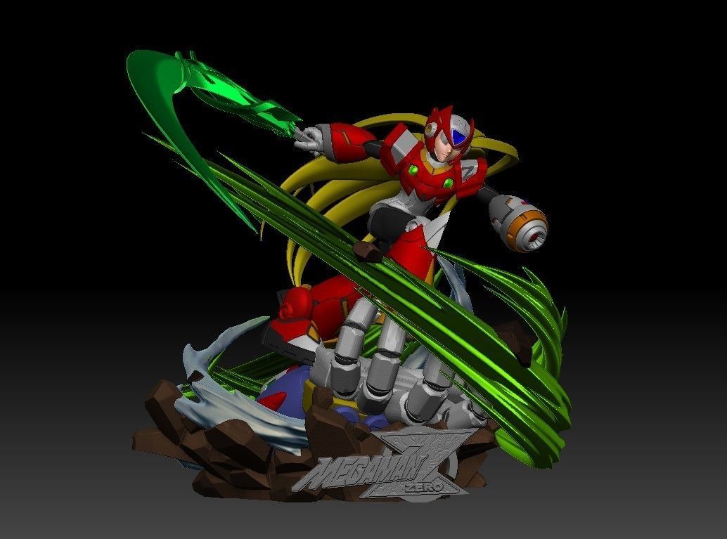 Megaman X Zero 3D model 3D printable | CGTrader