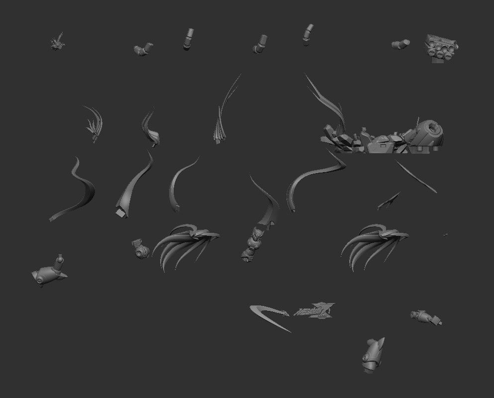 Megaman X Zero 3D model 3D printable | CGTrader