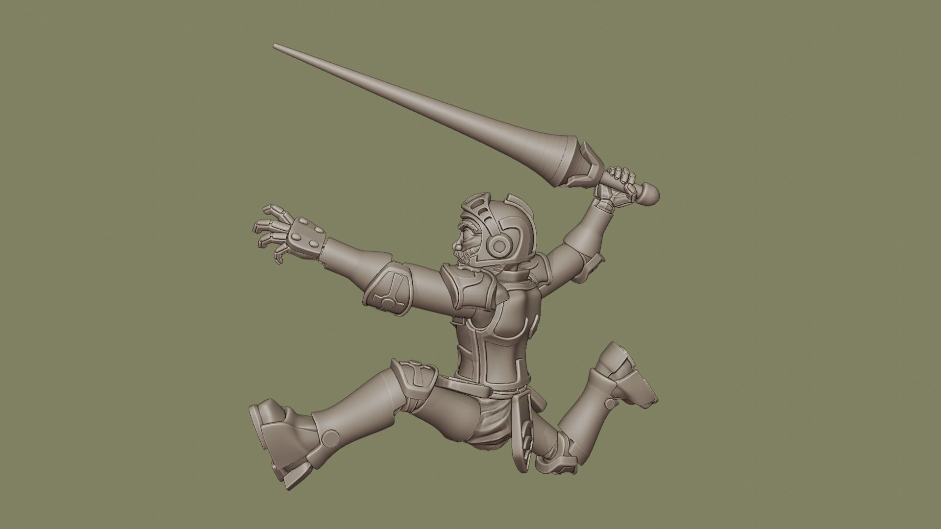 Sir Arthur 3D model 3D printable | CGTrader