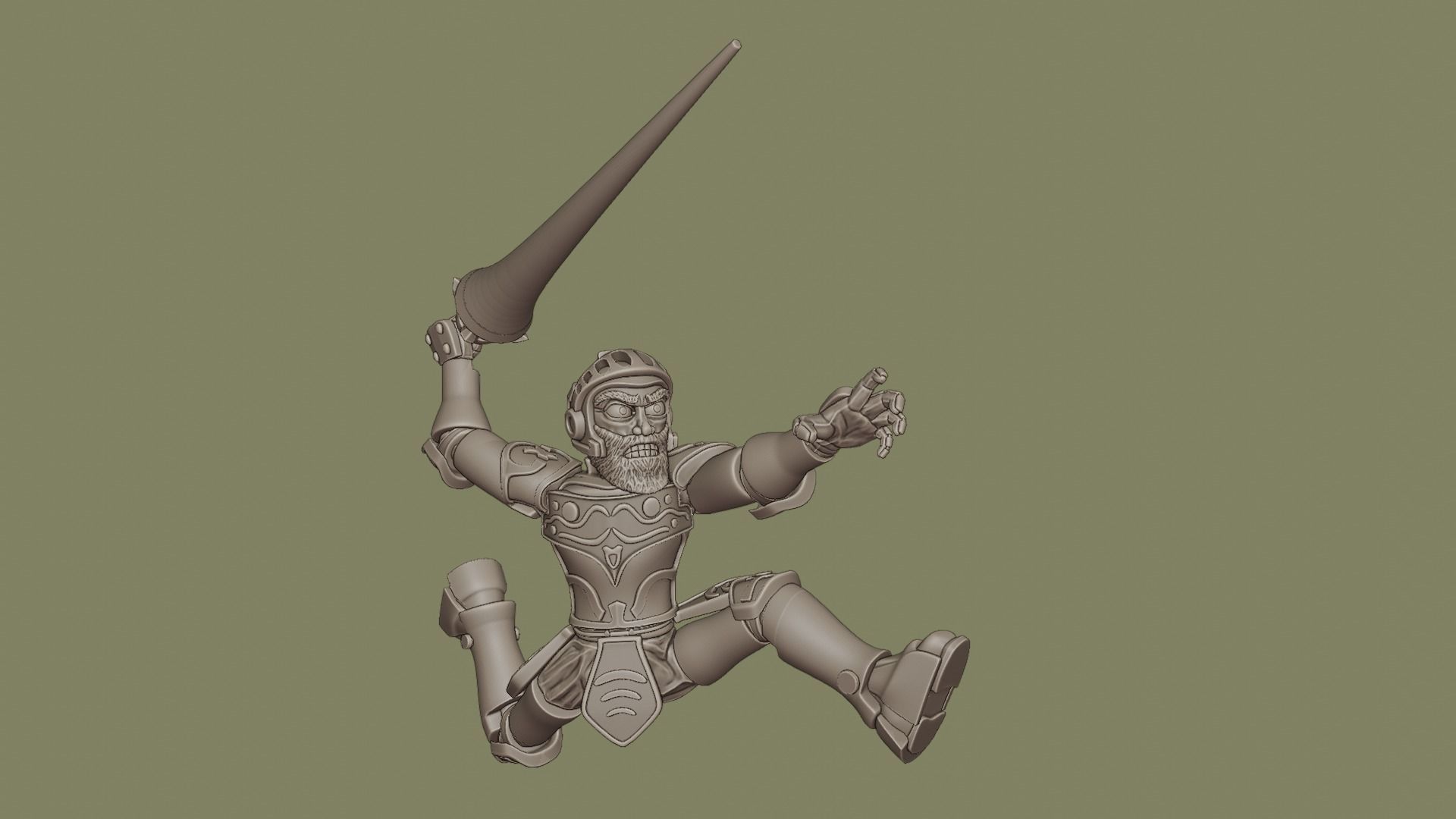 Sir Arthur 3D model 3D printable | CGTrader
