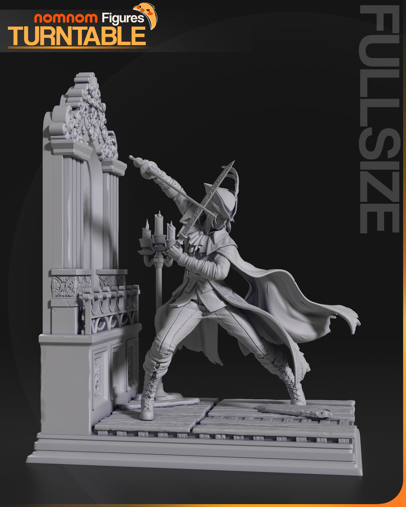 Lady Maria - Bloodborne 3D model 3D printable | CGTrader