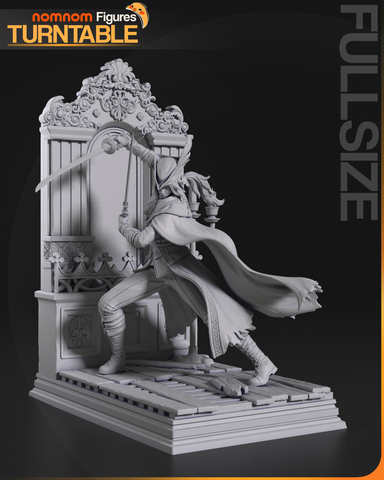 Lady Maria - Bloodborne 3D model 3D printable | CGTrader