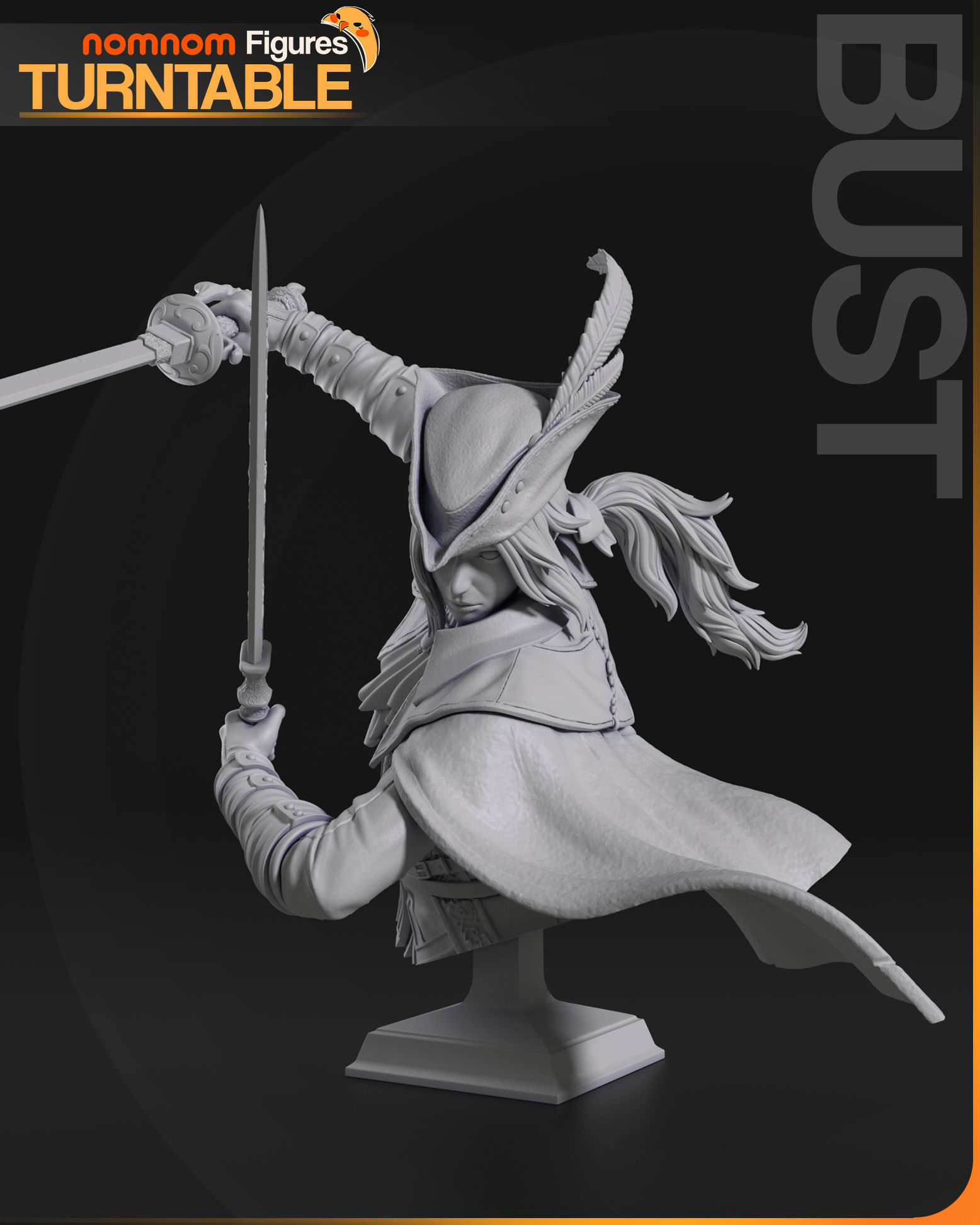 Lady Maria - Bloodborne 3D model 3D printable | CGTrader