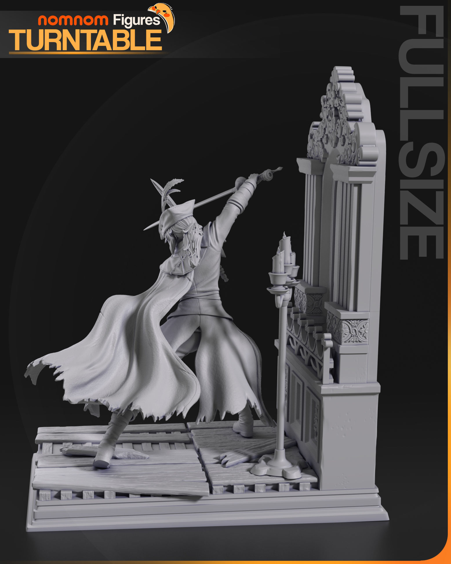 Lady Maria - Bloodborne 3D model 3D printable | CGTrader