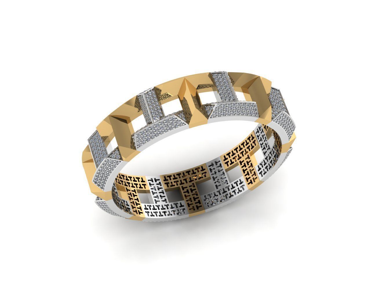 Bracelet 3D model 3D printable | CGTrader