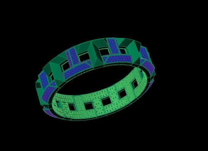 Bracelet 3D model 3D printable | CGTrader