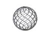 Wireframe Shape Geo Complex Twisted Sphere 3D model 3D printable | CGTrader