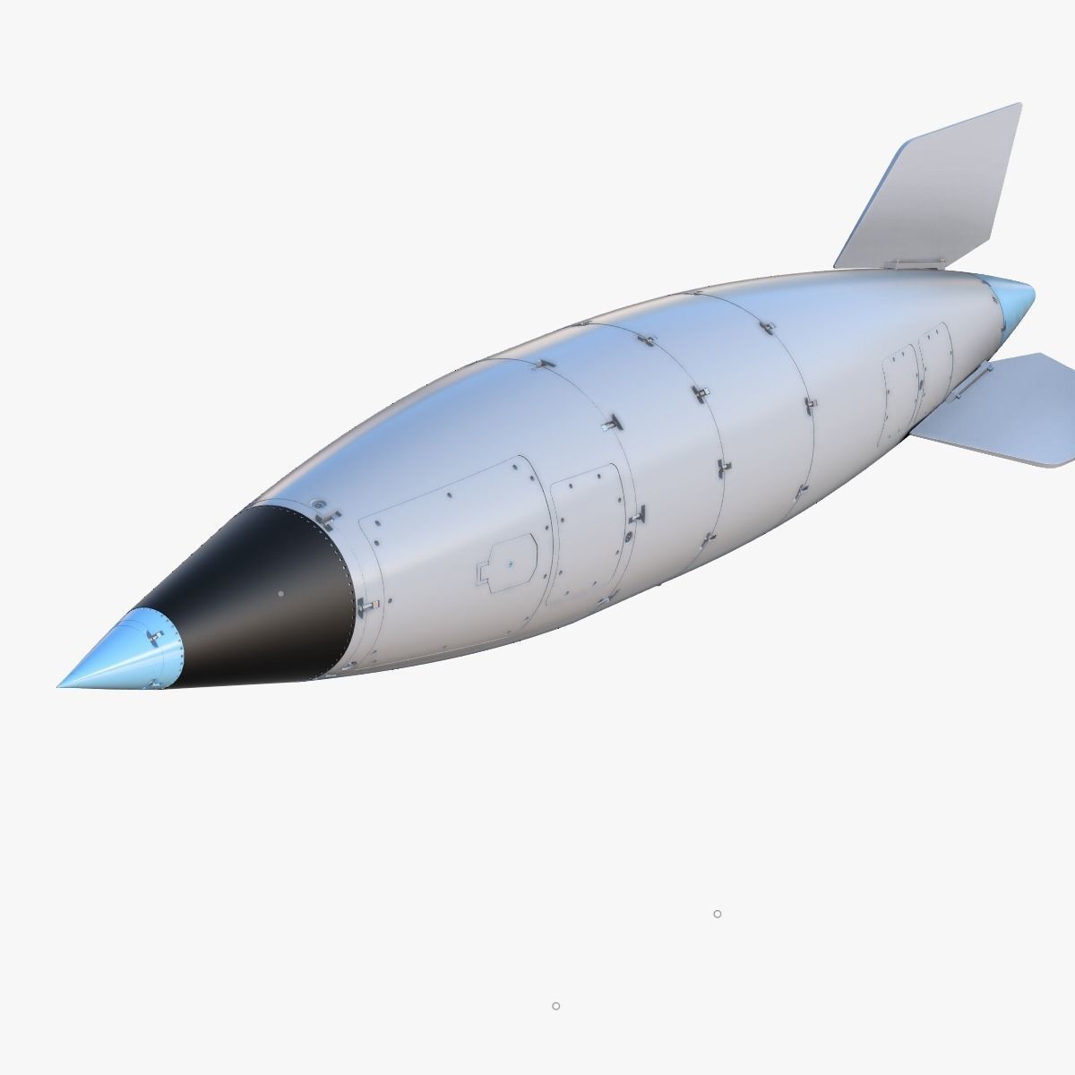 AN-52 Thermonuclear Bomb 3D model | CGTrader