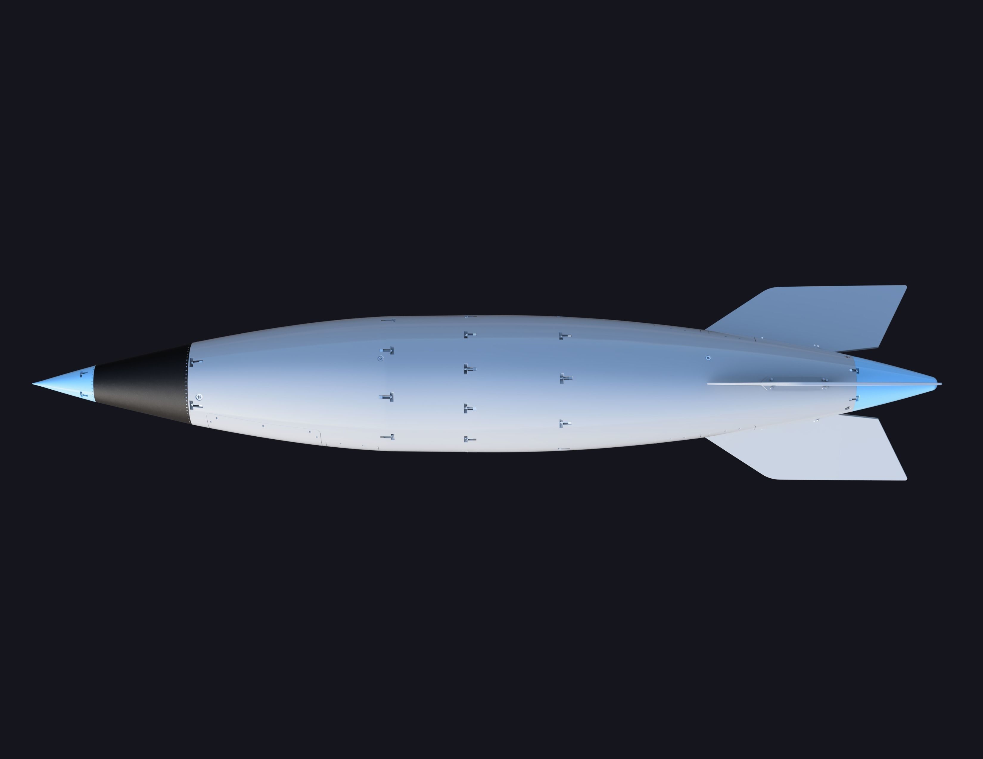 AN-52 Thermonuclear Bomb 3D model | CGTrader