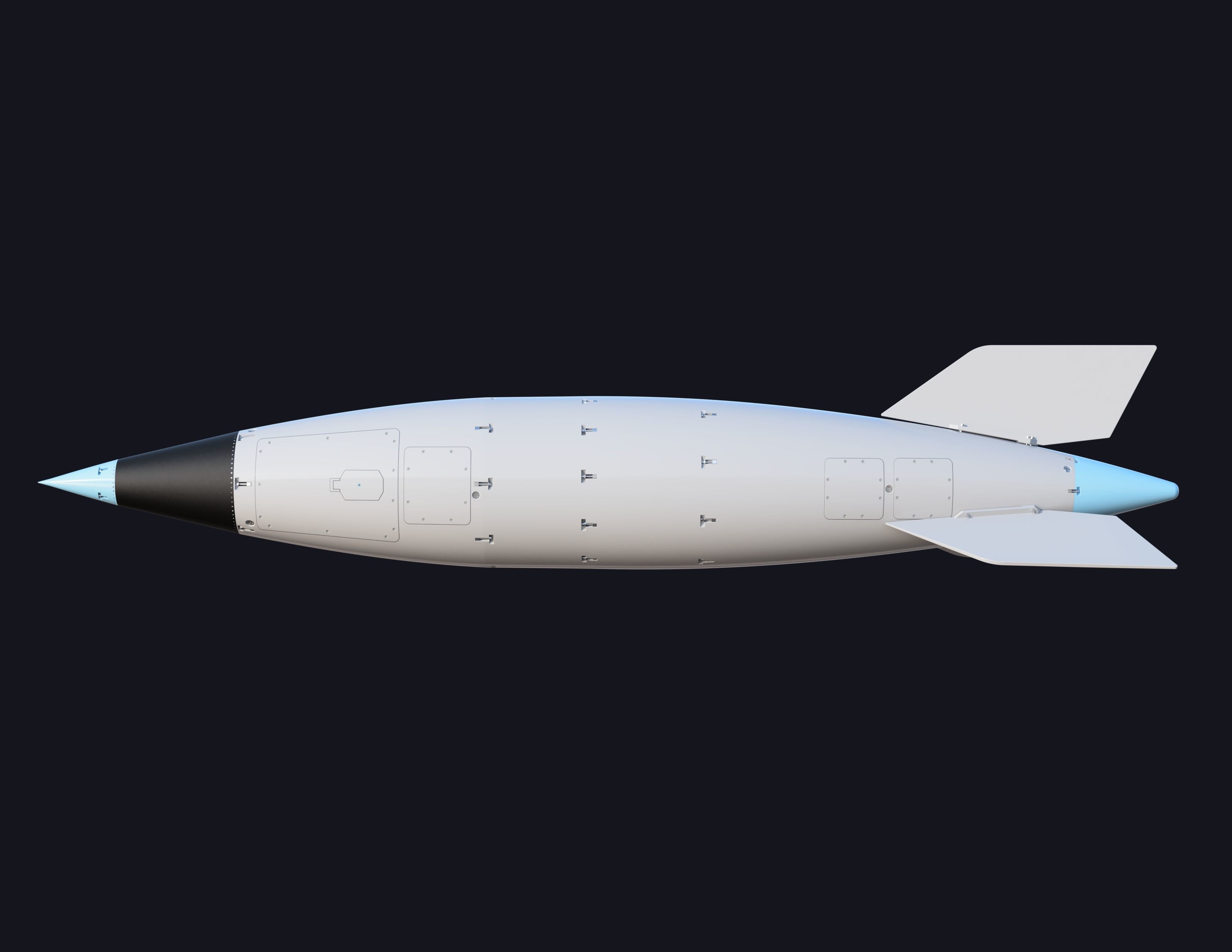 AN-52 Thermonuclear Bomb 3D model | CGTrader